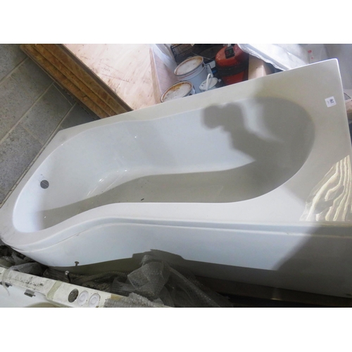 P SHAPE BATH INCLUDING PANEL
