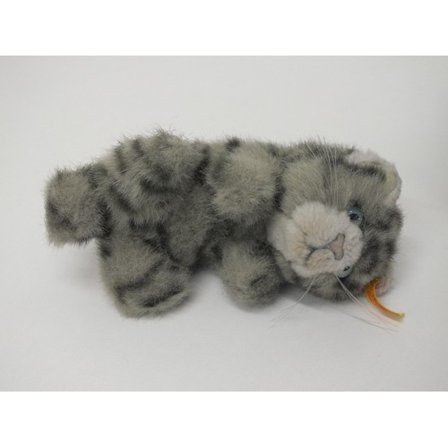 STEIFF MIZZY KATZ CAT AND KITTEN WITH ORIGINAL TAGS IN STEIFF BOX AND BAG