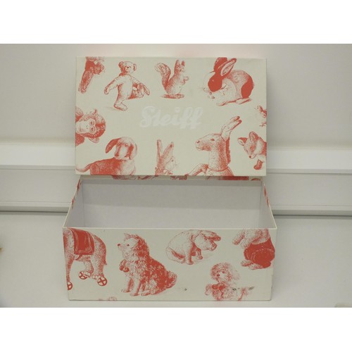 STEIFF MIZZY KATZ CAT AND KITTEN WITH ORIGINAL TAGS IN STEIFF BOX AND BAG