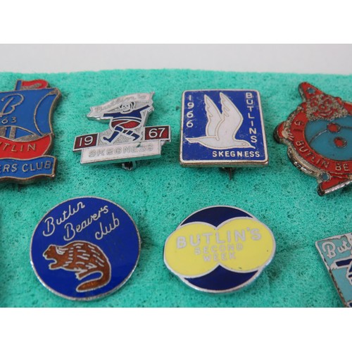 Collection of 1950's Butlins badges