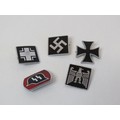 Five German military badges.