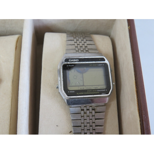 Hall & Sloane watch display box with ten watches.