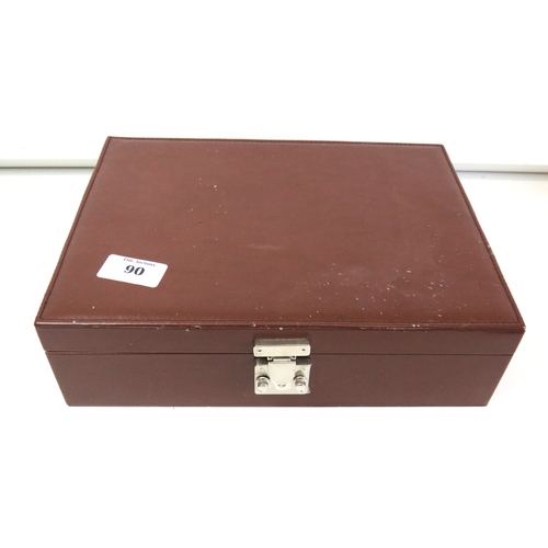 Hall & Sloane watch display box with ten watches.