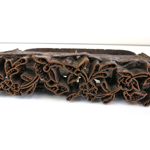 Antique copper textile printing block
