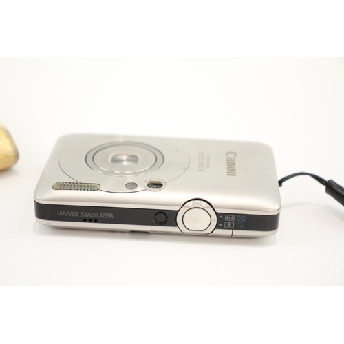 Canon IXUS 100 IS Digital Compact Camera w/ Canon 3x IS Lens