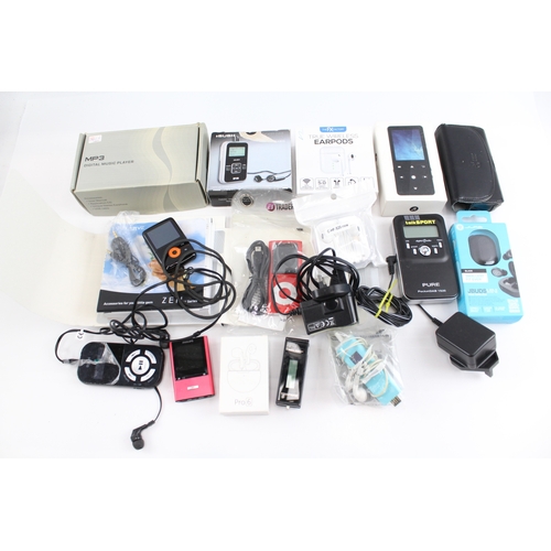 Portable MP3 Players & Wired/Wireless Earphones Job Lot *Untested*
