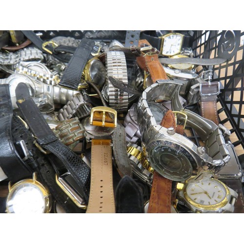 Job lot of assorted watches.
