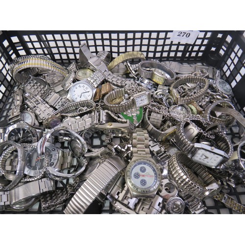 Job lot of assorted watches.