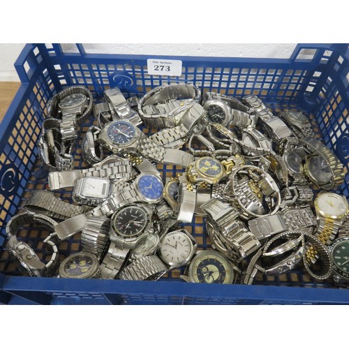 Job lot of assorted watches.