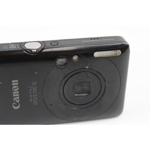 Canon IXUS 100 IS Digital Compact Camera w/ Canon 3x IS Lens