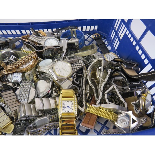 Job lot of assorted watches - spares and repairs