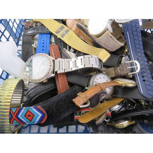 Job lot of assorted watches.
