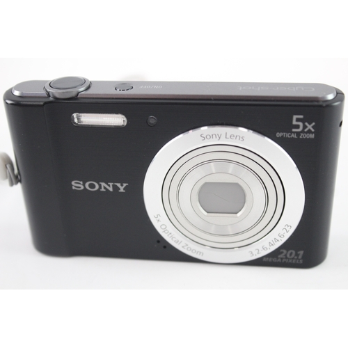 Sony Cybershot DSC-W800 Digital Compact Camera Working w/ 5x Optical Zoom