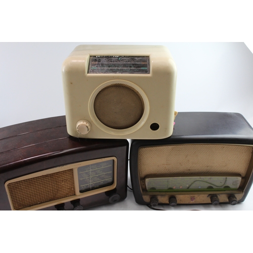 Three Vintage Radios
