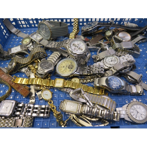Job lot of assorted watches.