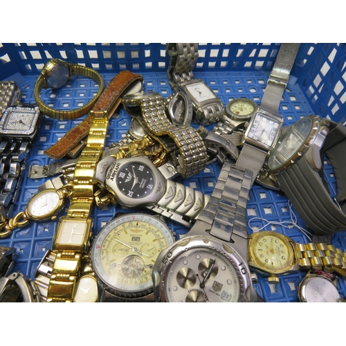 Job lot of assorted watches.