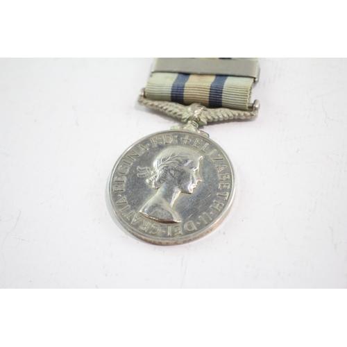 ERII Royal Observers Corps Medal Named to Chief Observer E A Berkley