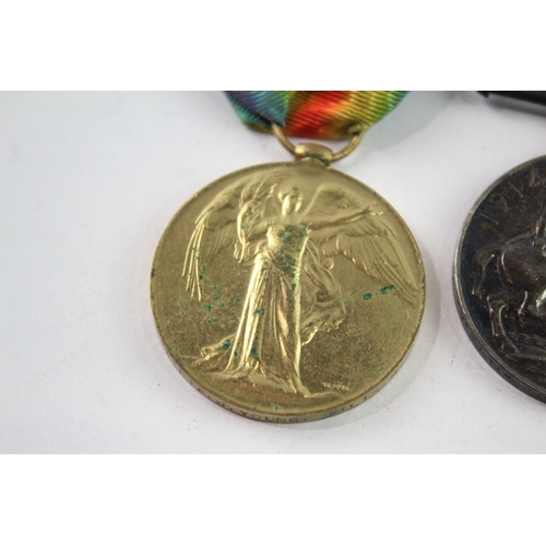 WW1 Medal Pair Named- 46325 Pte J. Young Wiltz Regt