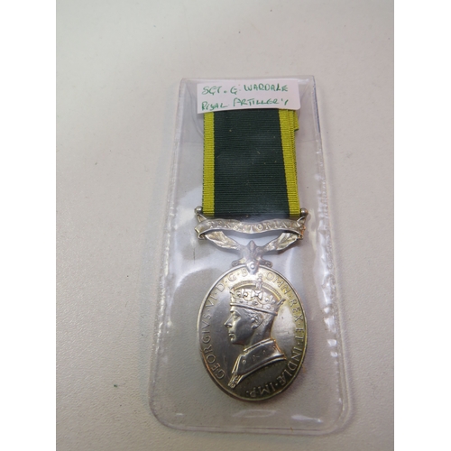 WWII 1939 field dressing, badge, and medal awarded to Sergeant Wardale ...