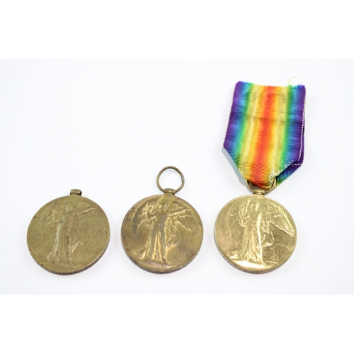 WW1 Victory Medals To Pte Greener Durh LI, 1AM Peterkin RAF & Pte ...