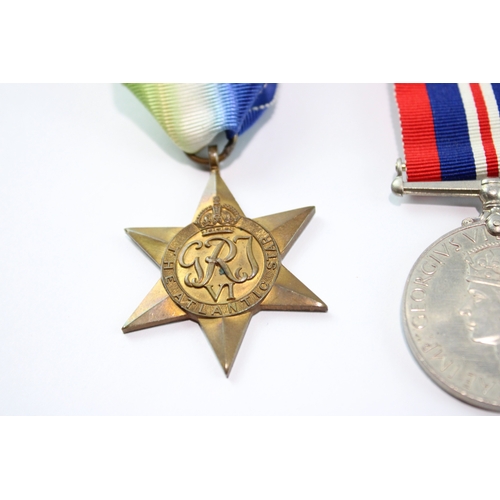 Boxed WW2 RAF Atlantic Star Medal Group