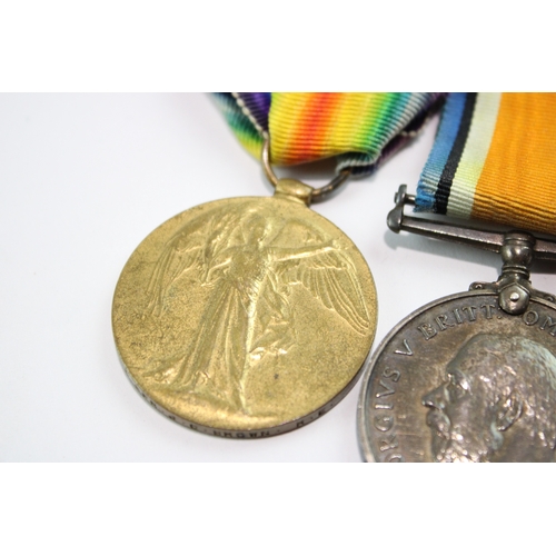 WW1 Medal Pair Named 9766 Spr J.C Brown R.E