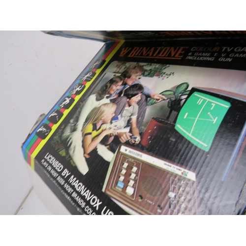 Assortment of vintage electronic games to include Astro Wars, Scramble ...