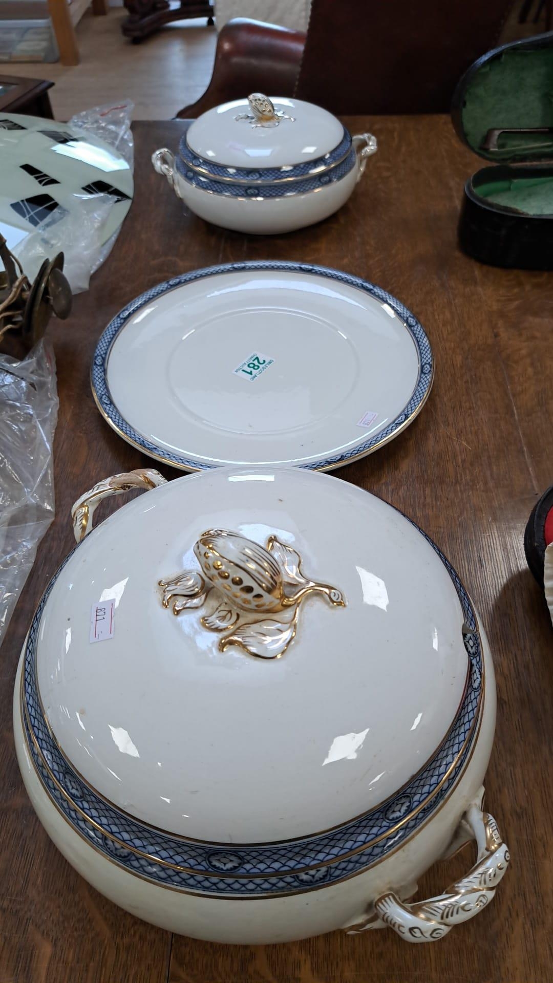 2x Losolware soup taurine's and plate