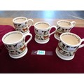 Emma Bridgewater 5x Waitrose 2013 mugs
