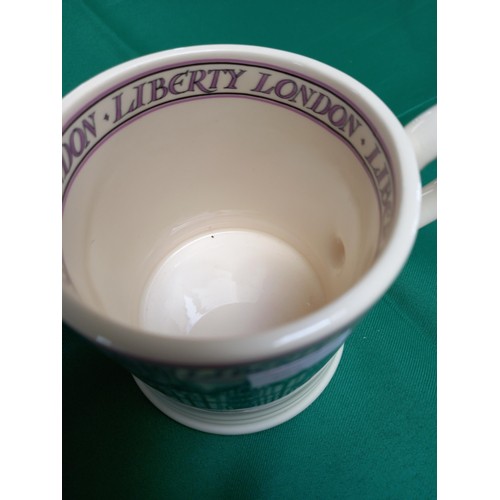 Emma Bridgewater Liberty of London mug and Ledbury Poetry Festival mug