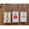 3 x sealed packs of cigarettes in 10s, Albany, Silk Cut Red & Embassy Gold