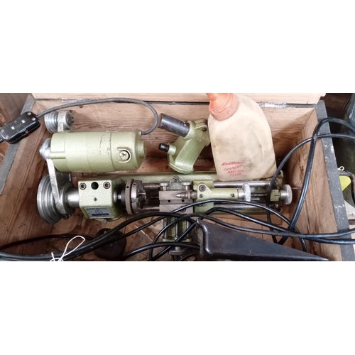 Vintage Elliott machine Unimat-SL portable bench lathe AF