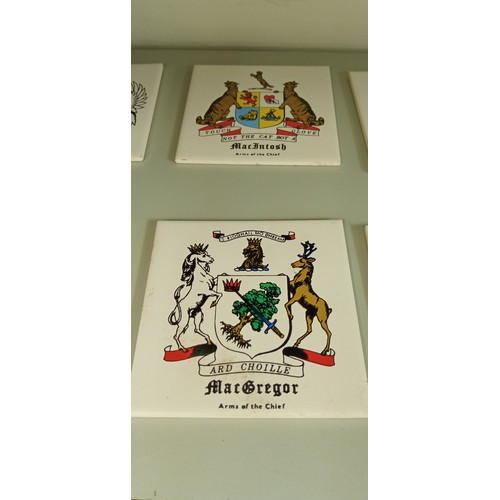 8 Scottish clan tiles