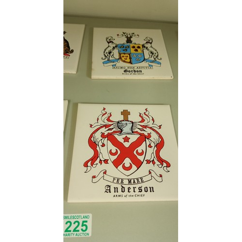 8 Scottish clan tiles