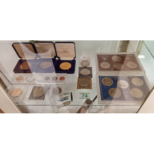 Selection of collectable coins