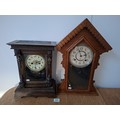 UCC ( Union Clock Co) German mantle clock plus Ansonia American mantle ...