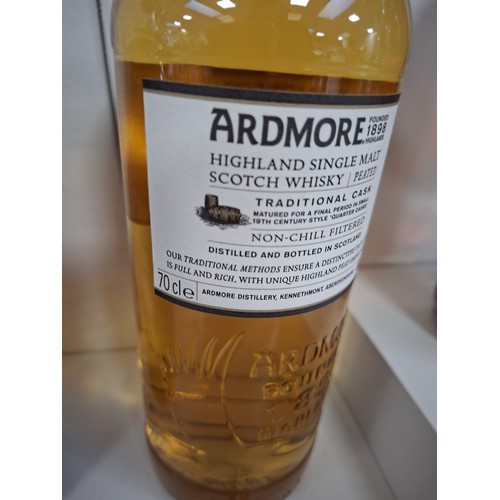 Ardmore highland single malt scotch whisky peated traditional cask ...