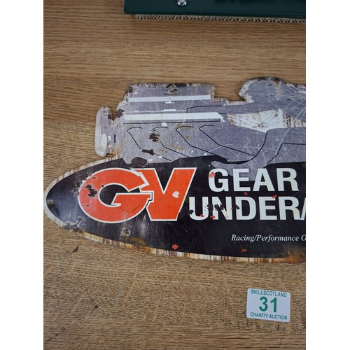 Vintage GV Gear Vendors Under/ Overdrive sign Racing/ Performance ...