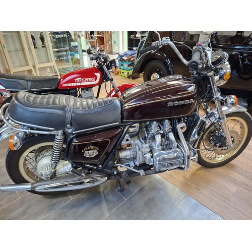 1976 Honda Goldwing GL1000 Ltd motorbike. USA import. Age verified by ...