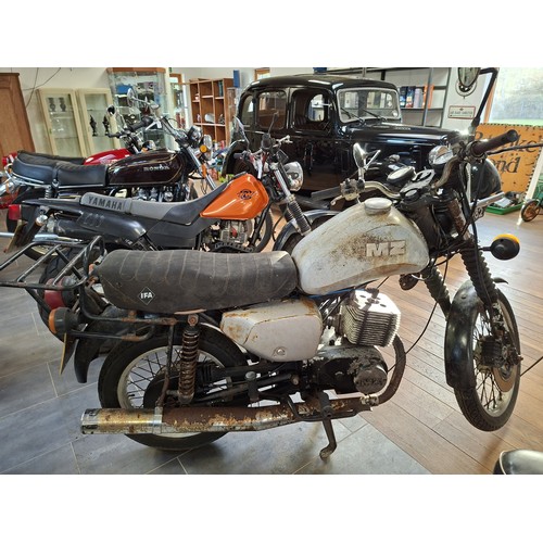 MZ 125 motorcycle restoration project logbook to follow 1 of only 11 ...