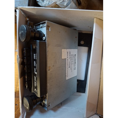 British Leyland radio, speedometer, car horns and more