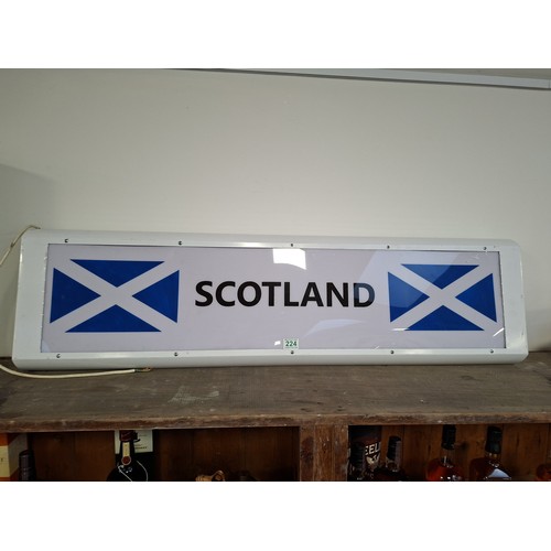 Light up Scotland sign 125cm x 35cm approx.