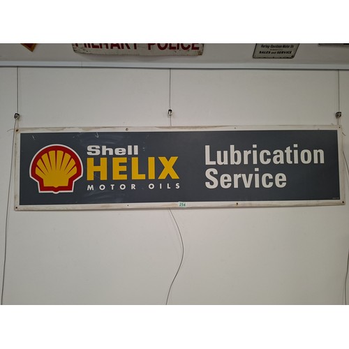Original garage Shell Helix motor oils sign 93.63.57.118.9 152cm x 38cm ...