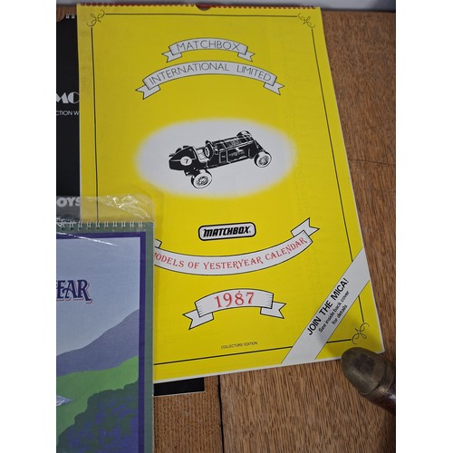 7 x Vintage Dinky & Matchbox, Models of Yester year catalogues