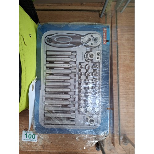 Ryobi sander and miniature Powerfix socket key set