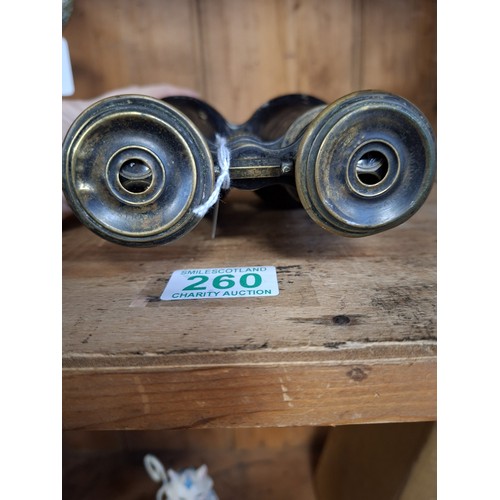 Antique binoculars Capt Duncan 1st MRV