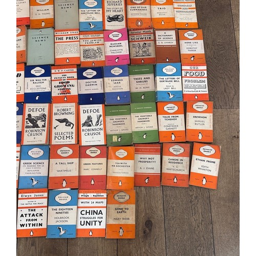 Large selection of vintage Puffin books