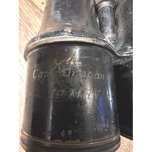 Antique binoculars Capt Duncan 1st MRV