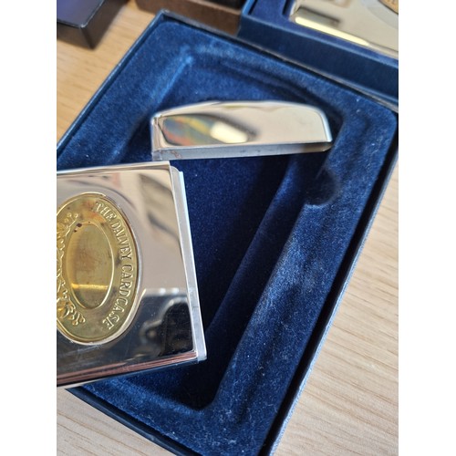 Selection of Dalvey Scotland items to include lighter, keyring and card ...