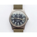 CWC W10 Quartz Military Watch on a new military green strap. Ref ...